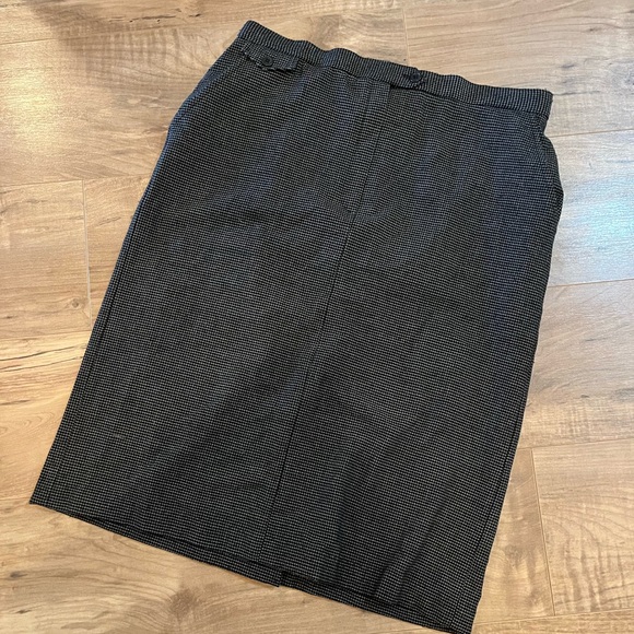 Koret | Skirts | Vintage Koret Pencil Skirt Gray Mini Check Pattern Two ...